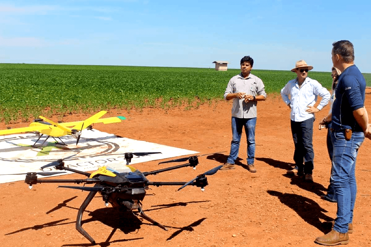Drones da XMobots são apresentados em evento da Soul Agro - Xmobots